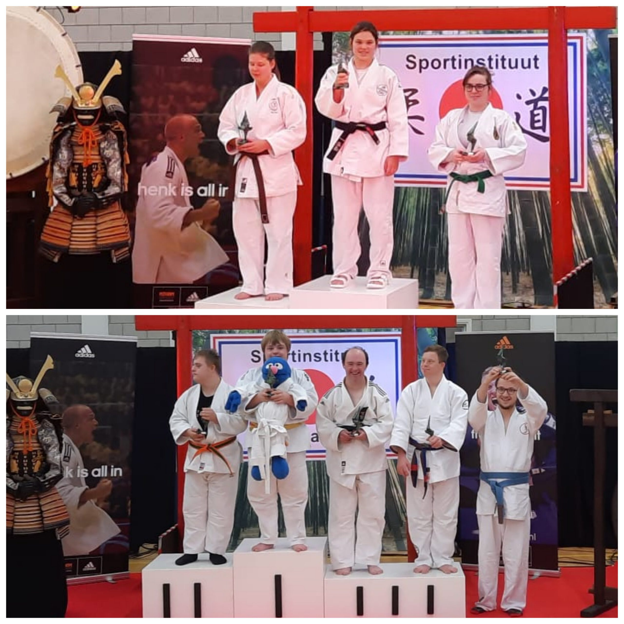 Suzanne en Kurt op podium in Venray – JUDO & JU JITSU